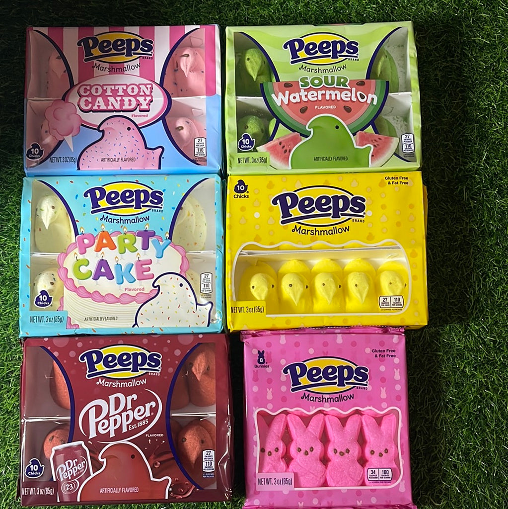 Peeps Marshmallows Various Designs and Sizes – American Goodies