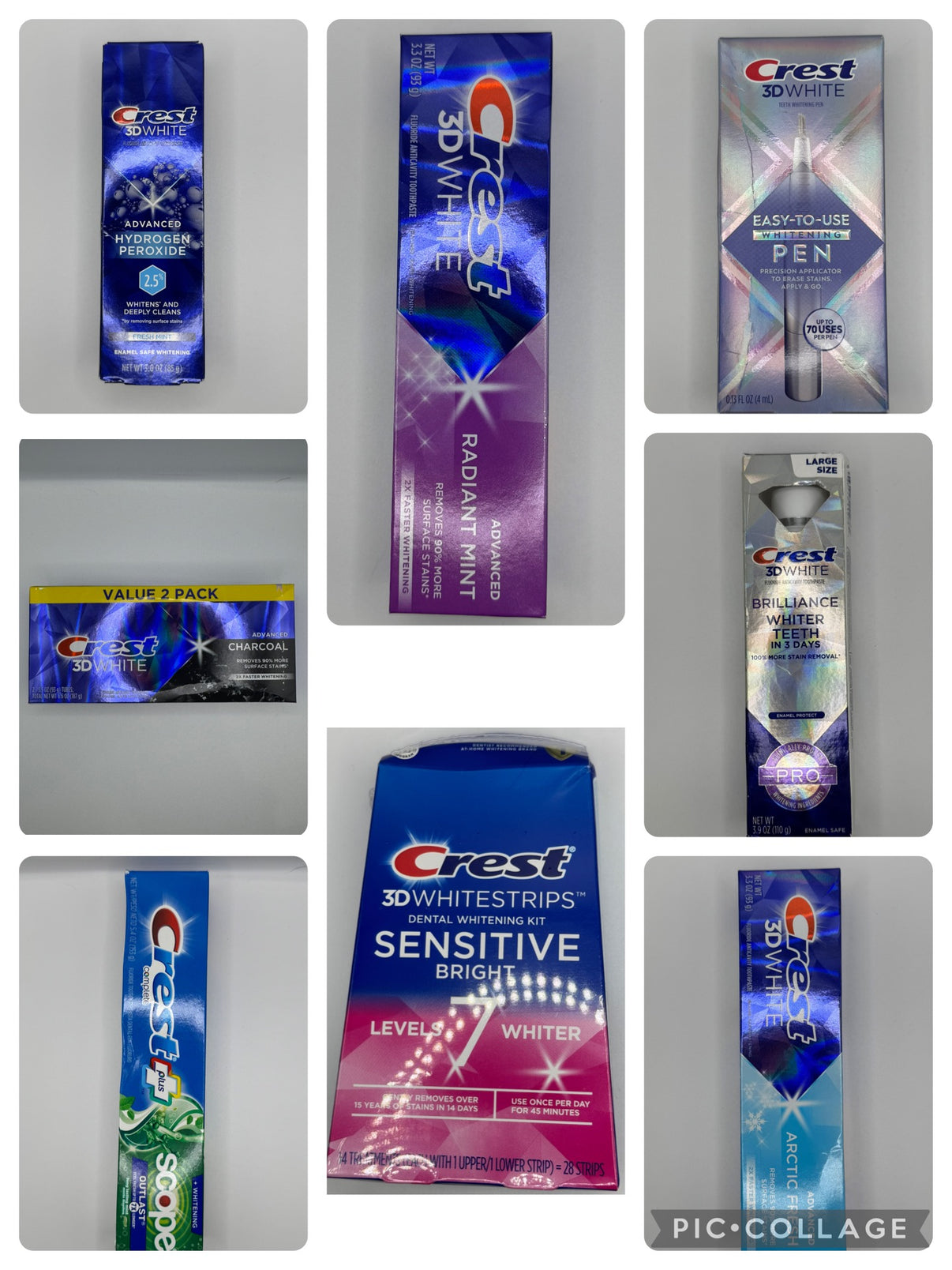 Crest Toothpaste & Whitening Strips & Mouthwash – American Goodies